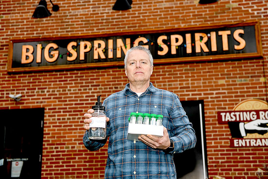 Bellefonte’s Big Spring Spirits begins producing hand sanitizer | News ...